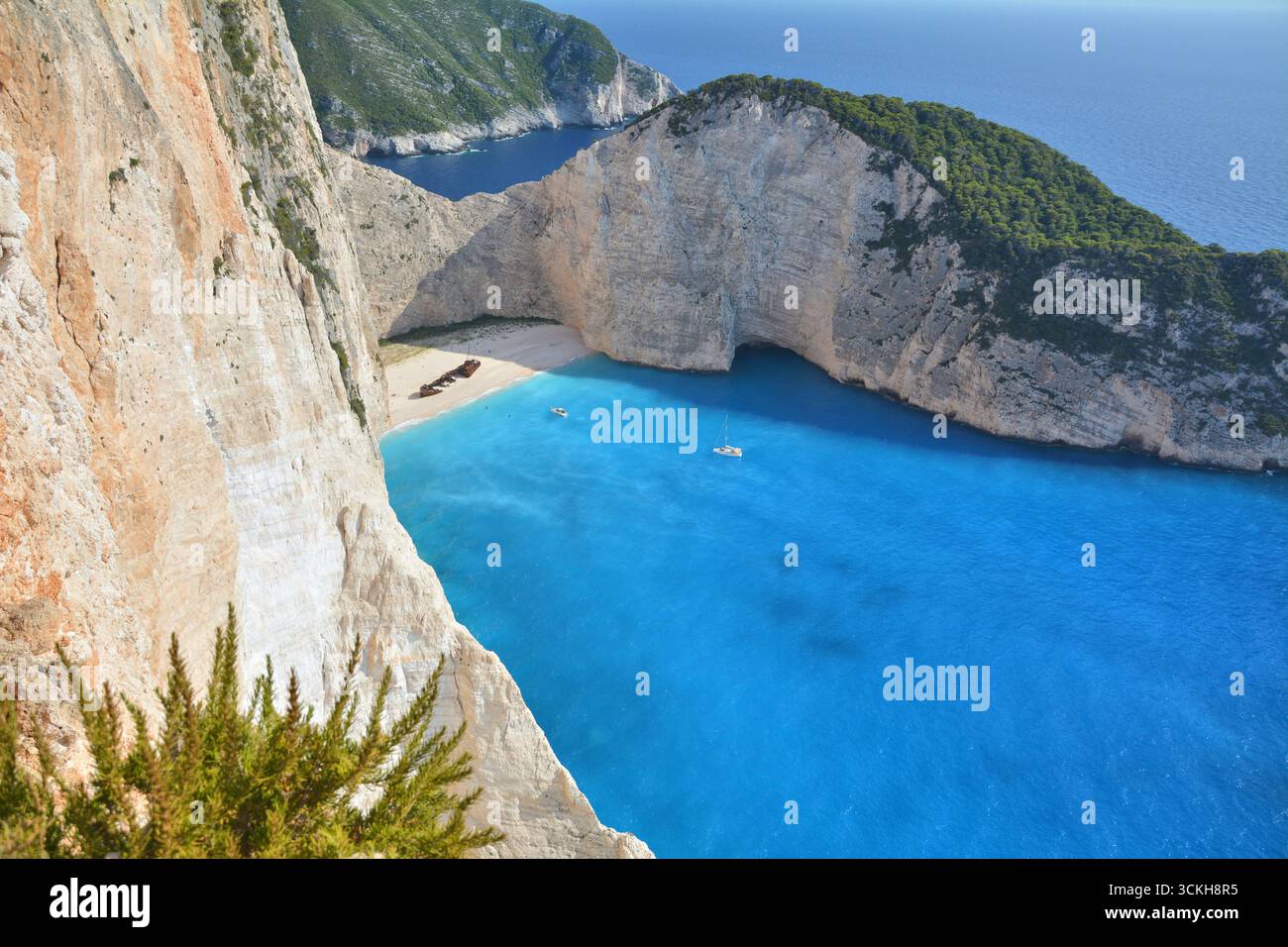 Zakynthos greece famous navagio hi-res stock photography and images - Alamy