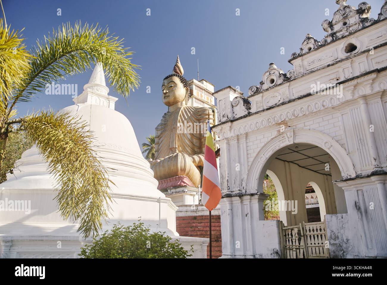 Buddha Statue in the Wewurukannala Vihara temple in Dickwella, Sri ...