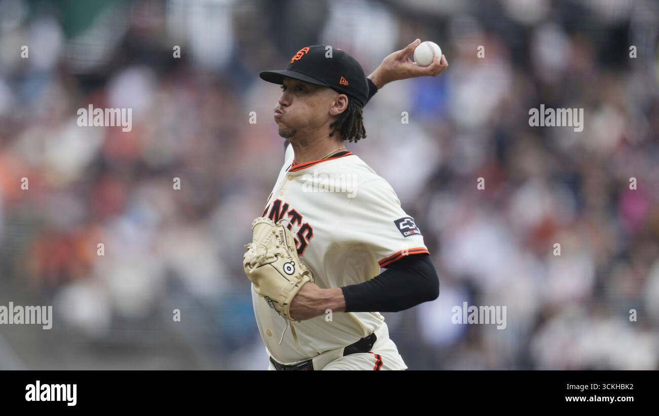 San Francisco Giants pitcher Spencer Bivens against the Arizona ...