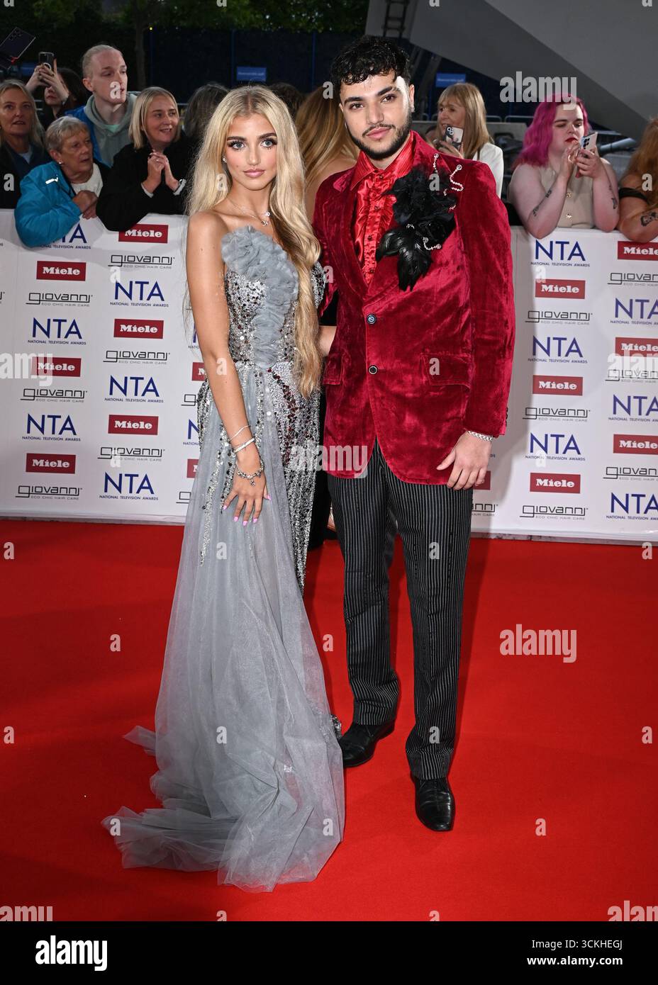 Princess Andre and Junior Andre attends the National Television Awards ...