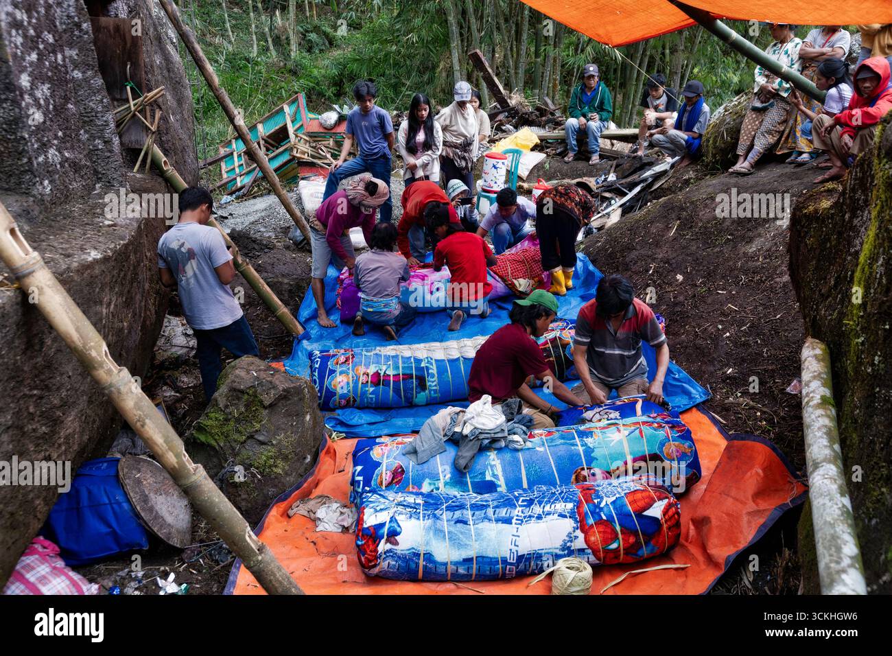 Toraja, Ma'nene ceremonies and tombs, Sulawesi, Indonesia, Asia Stock ...