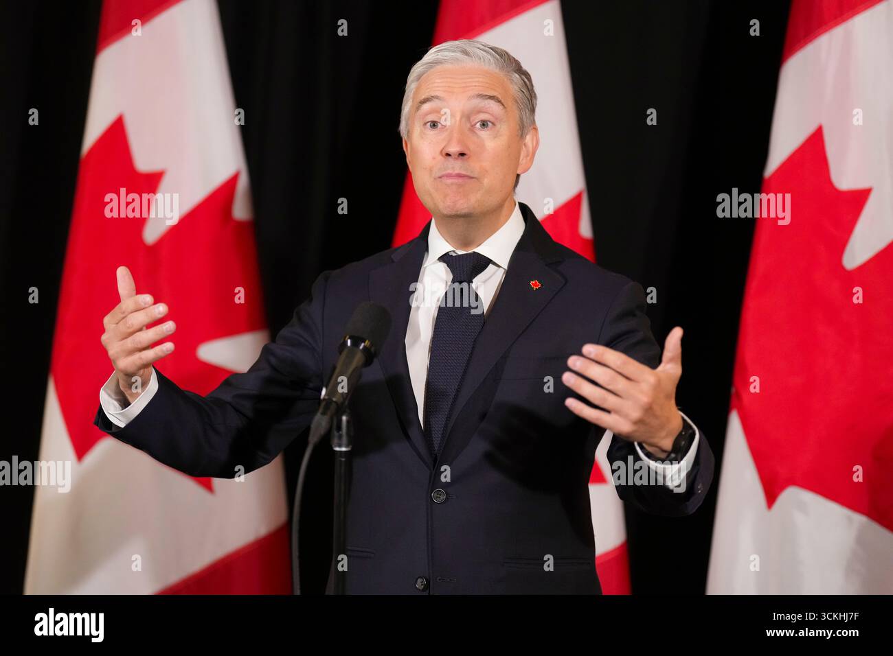Minister of Finance and National Revenue Francois Philippe Champagne ...