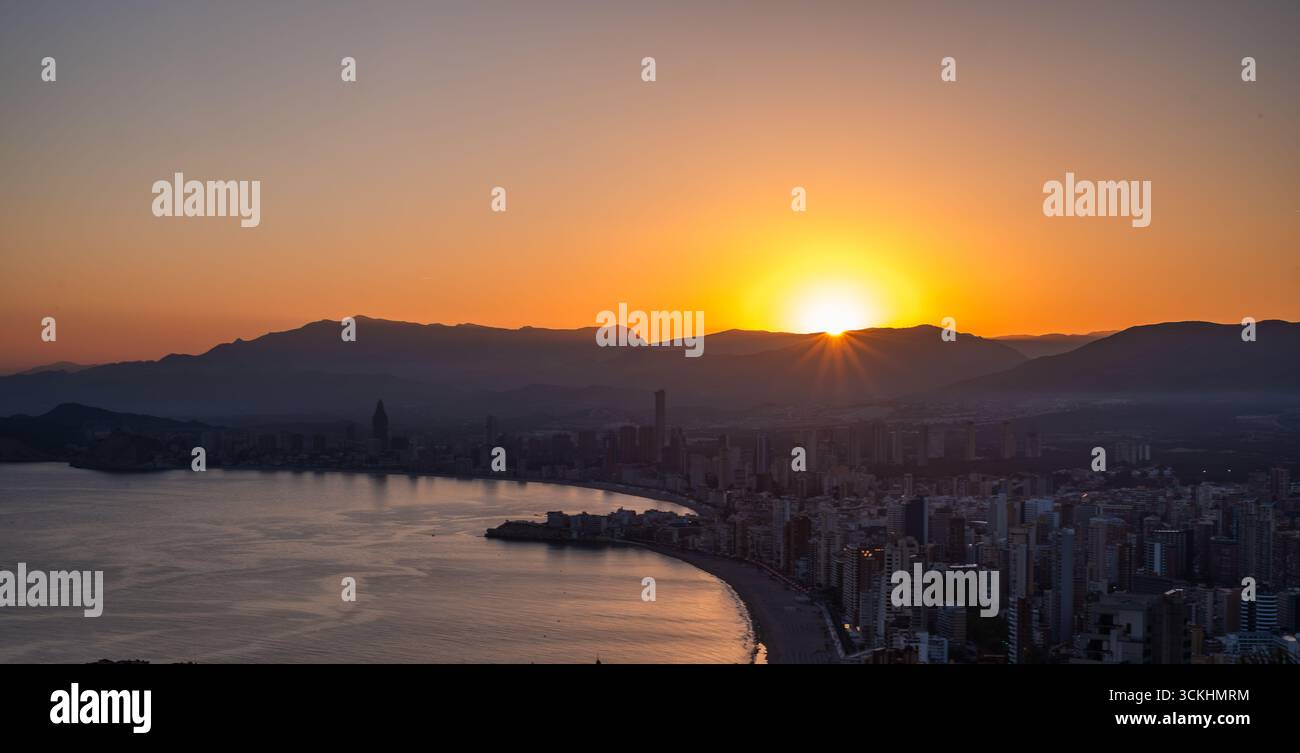 Breathtaking sunset view illuminating coastal hi-res stock photography ...