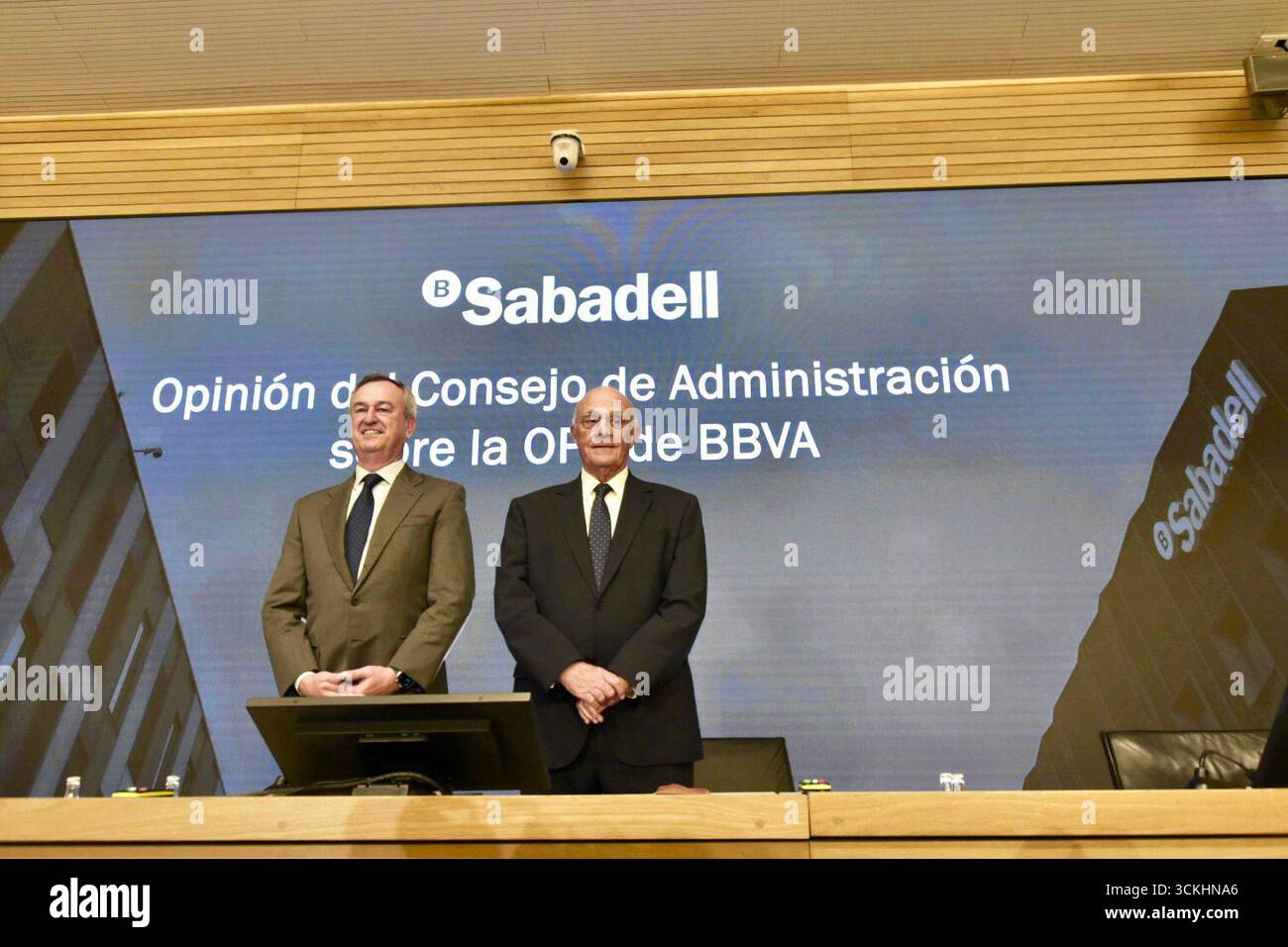 Banco Sabadell's Chairman, Josep Oliu SEPTEMBER 12;2025 David Oller ...