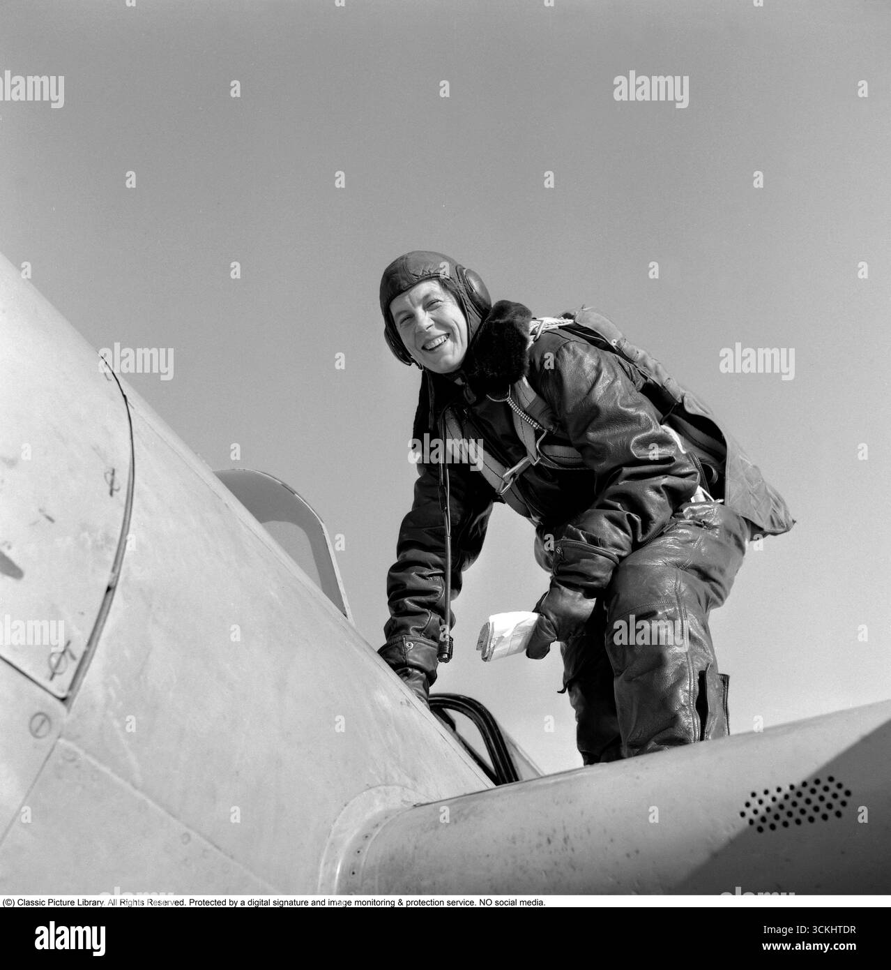 Birgit Thüring: Pioneering Swedish Aviator. In this image from 1958 ...