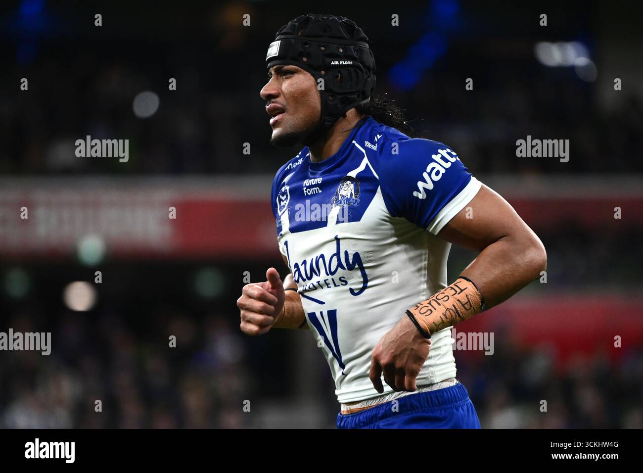 Stephen Crichton of the Bulldogs during the NRL Qualifying Final match ...