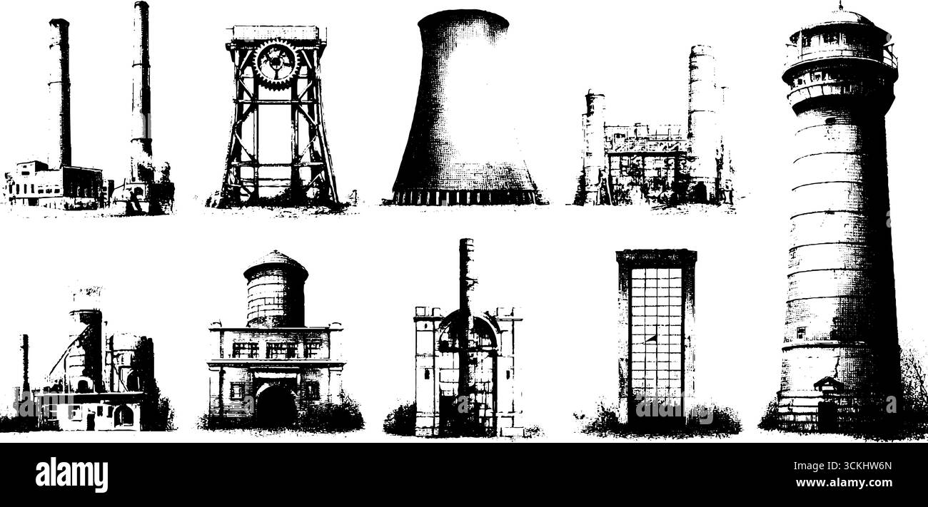19th century infrastructure Stock Vector Images - Alamy