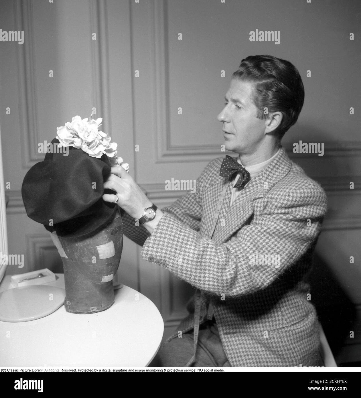 Aage Thaarup (1906–1987) was a renowned Danish-born milliner based in ...