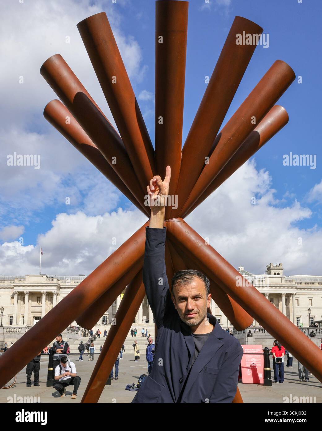 London, UK, 12th Sep 2025. Artist Paul Cocksedge with the installation ...