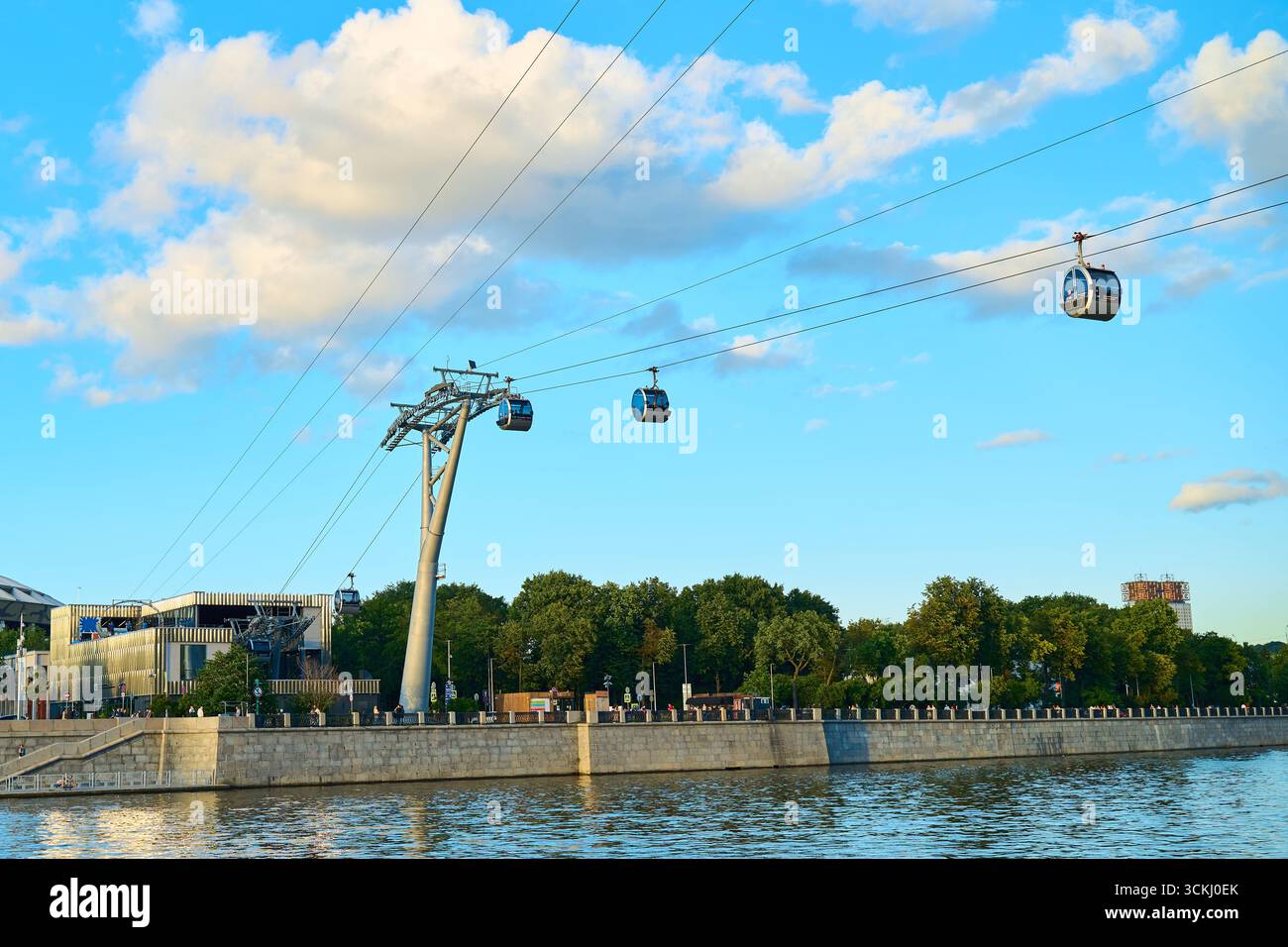 Cable car across moscow hi-res stock photography and images - Alamy