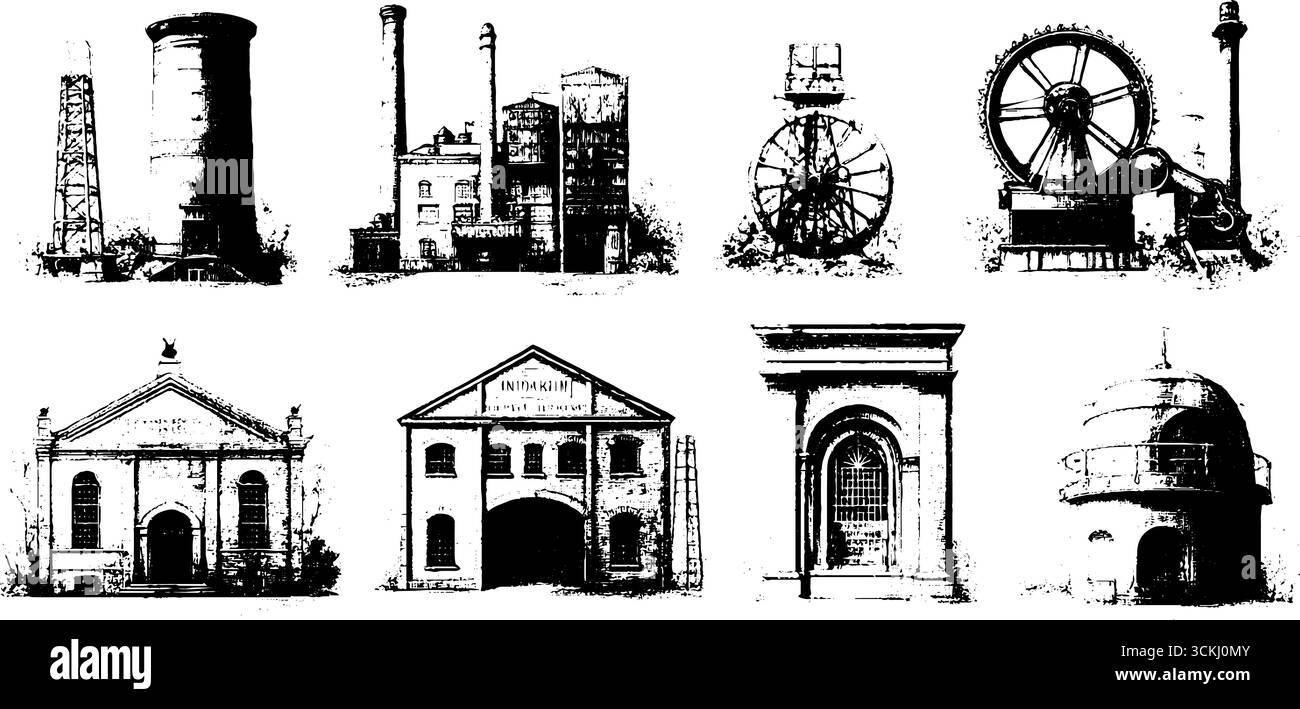 Collection 19th century art Stock Vector Images - Alamy