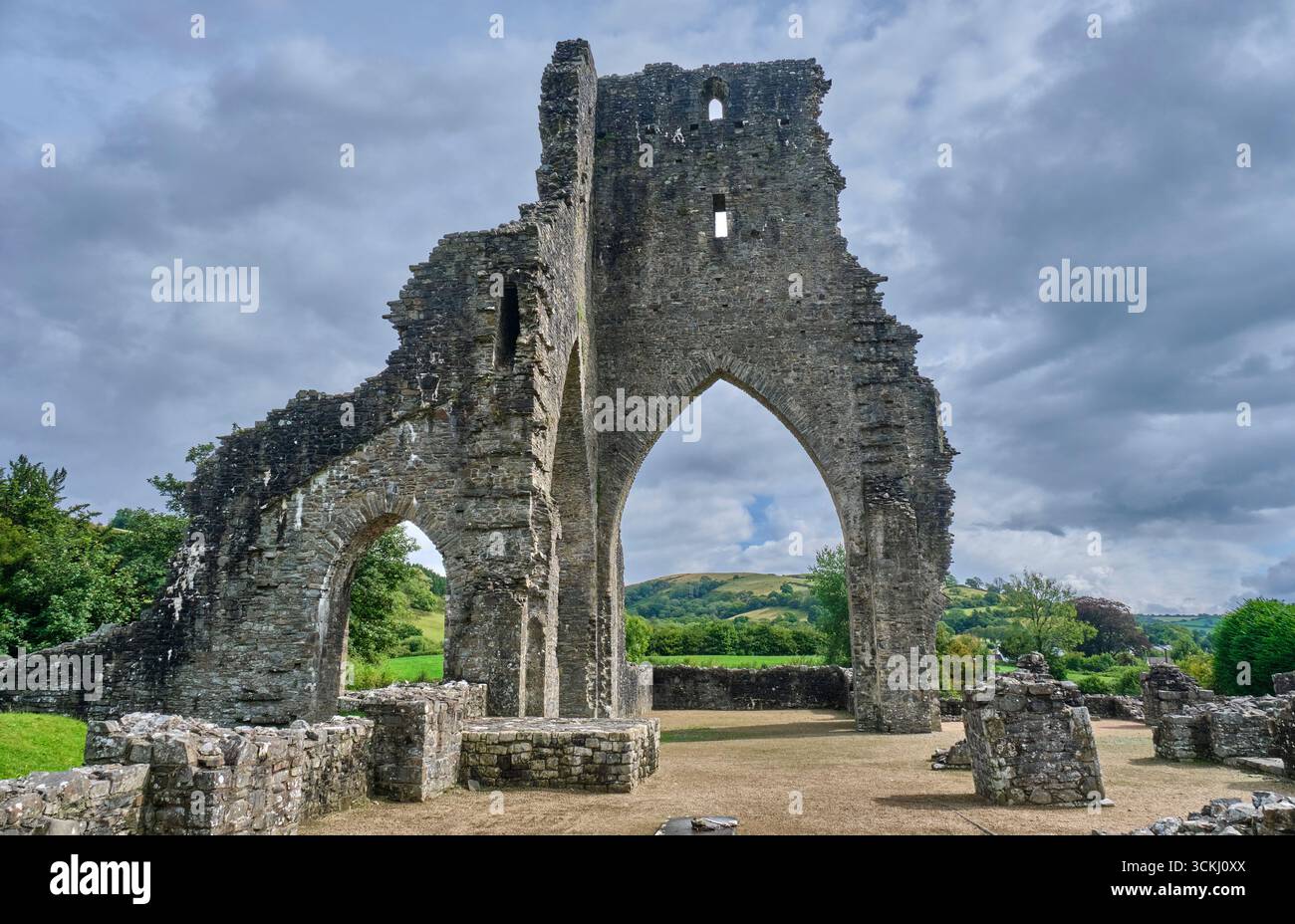 Talley Abbey, Talley, Carmarthenshire Stock Photo - Alamy