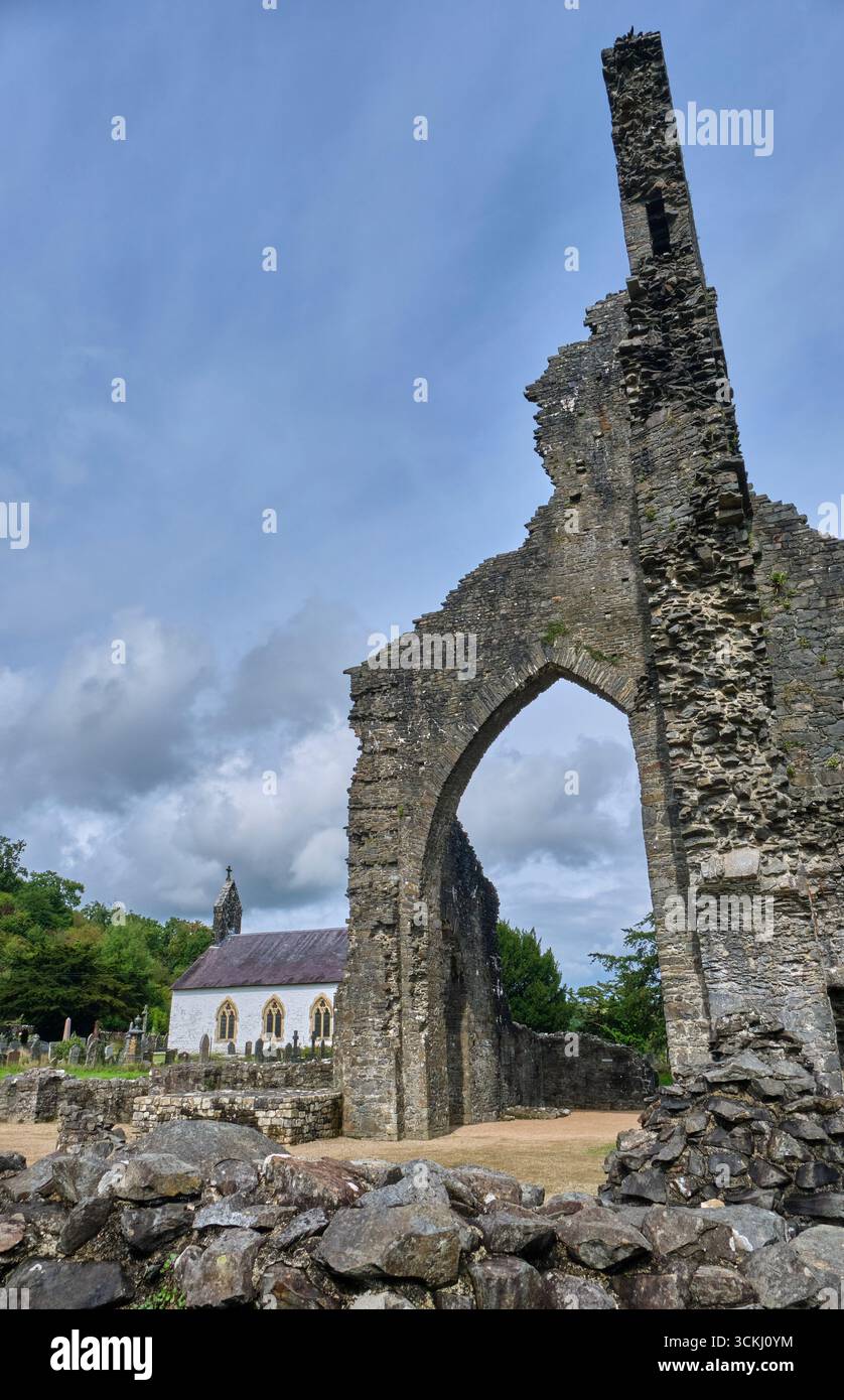 Talley Abbey, Talley, Carmarthenshire Stock Photo - Alamy