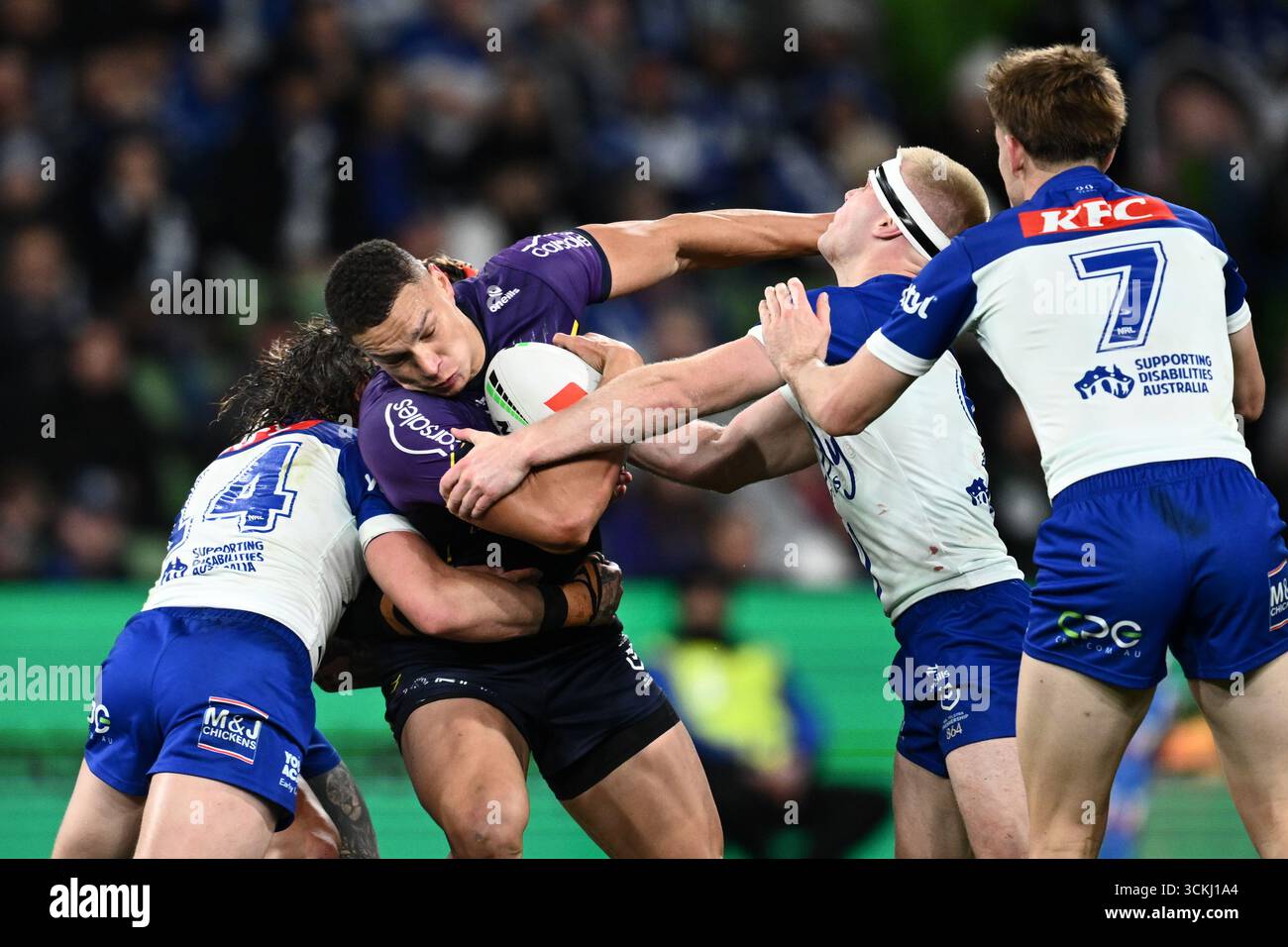 Will Warbrick of the Storm during the NRL Qualifying Final match ...