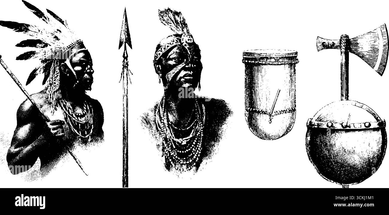 Zulu traditional attire Stock Vector Images - Alamy