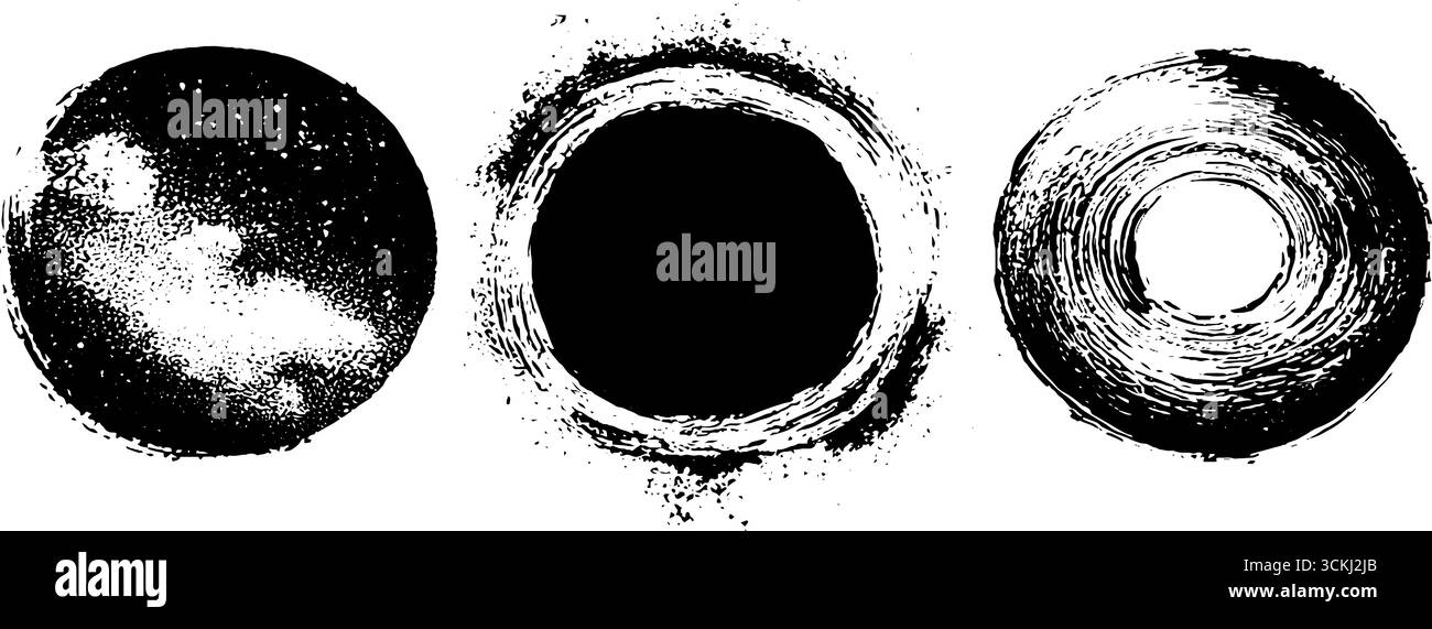 Set white monochrome posters Cut Out Stock Images & Pictures - Alamy