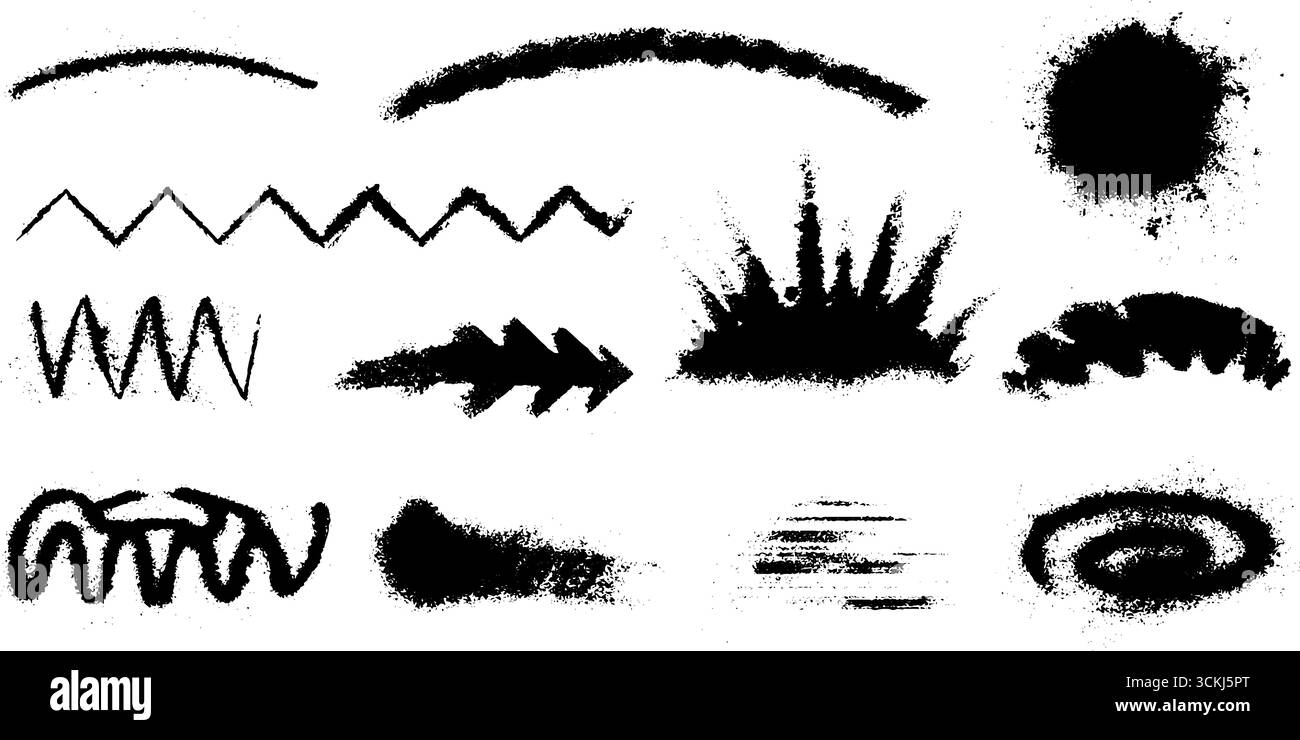 Dynamic black white stencil hi-res stock photography and images - Alamy