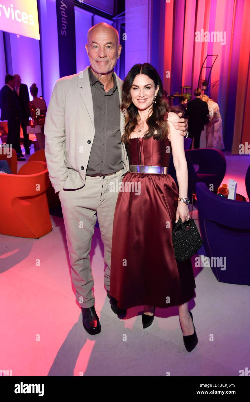 Heiner Lauterbach mit Ehefrau Viktoria Lauterbach bei der Bertelsmann Party 2025 in der ...