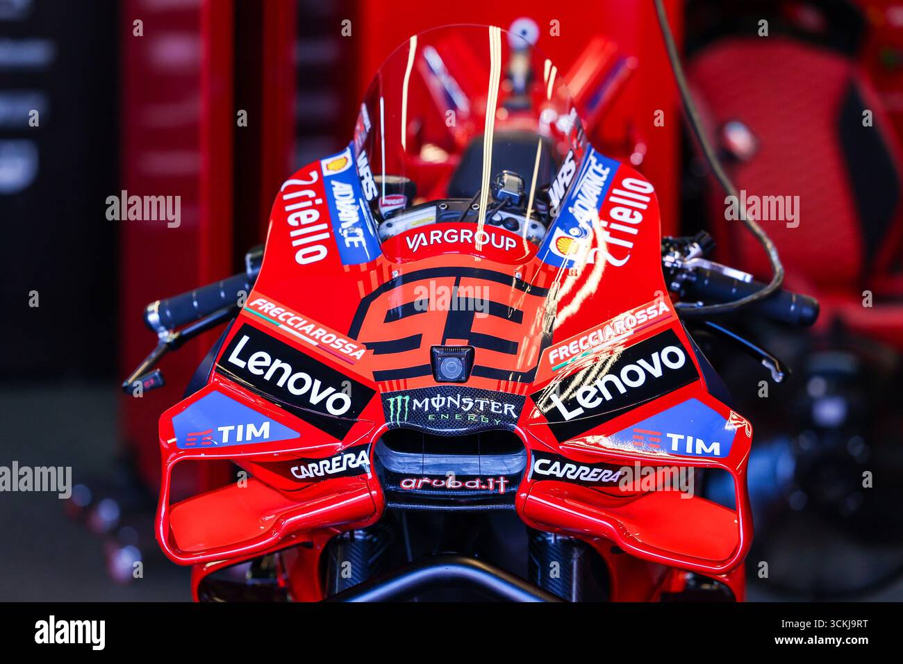 Marc Marquez of Spain and Ducati Lenovo Team seen during MotoGP GP16 ...