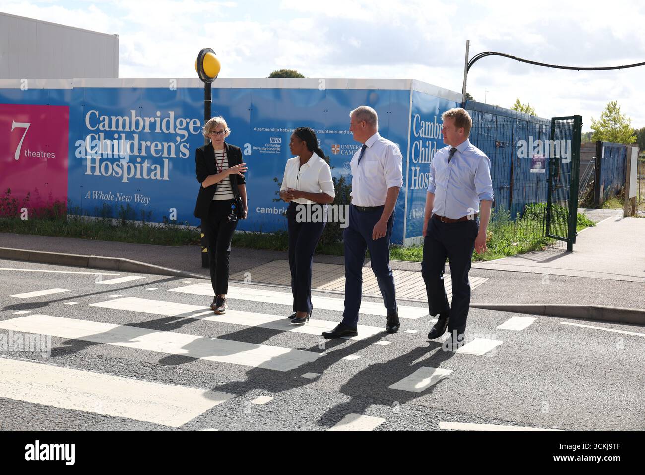 Conservative Party leader Kemi Badenoch (second left), with Shadow ...
