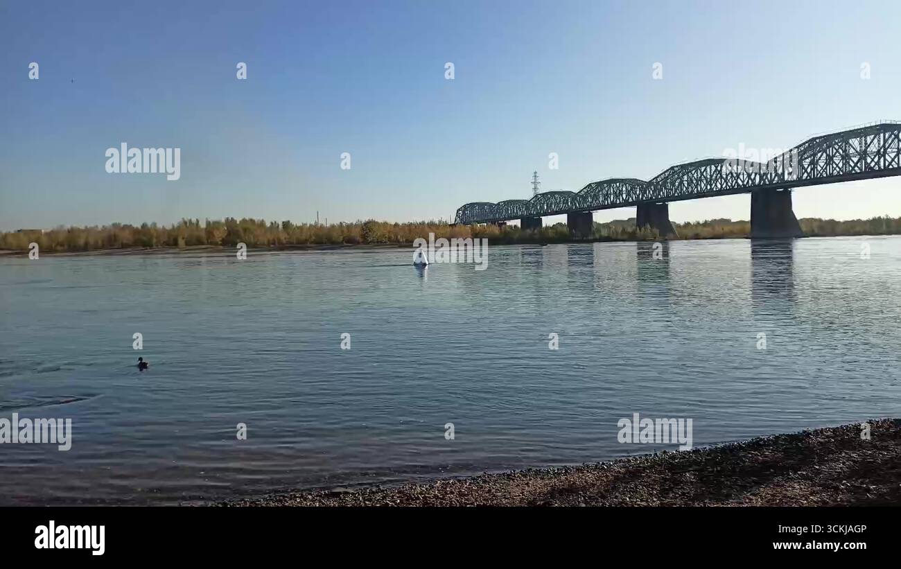4k video railway bridge over hi-res stock photography and images - Alamy