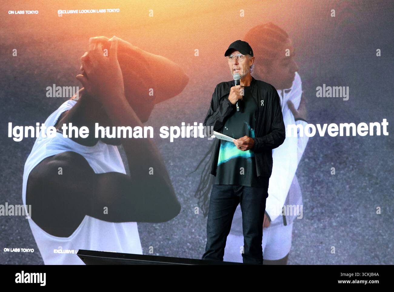 September 12, 2025, Tokyo, Japan - Swiss sports goods maker On ...