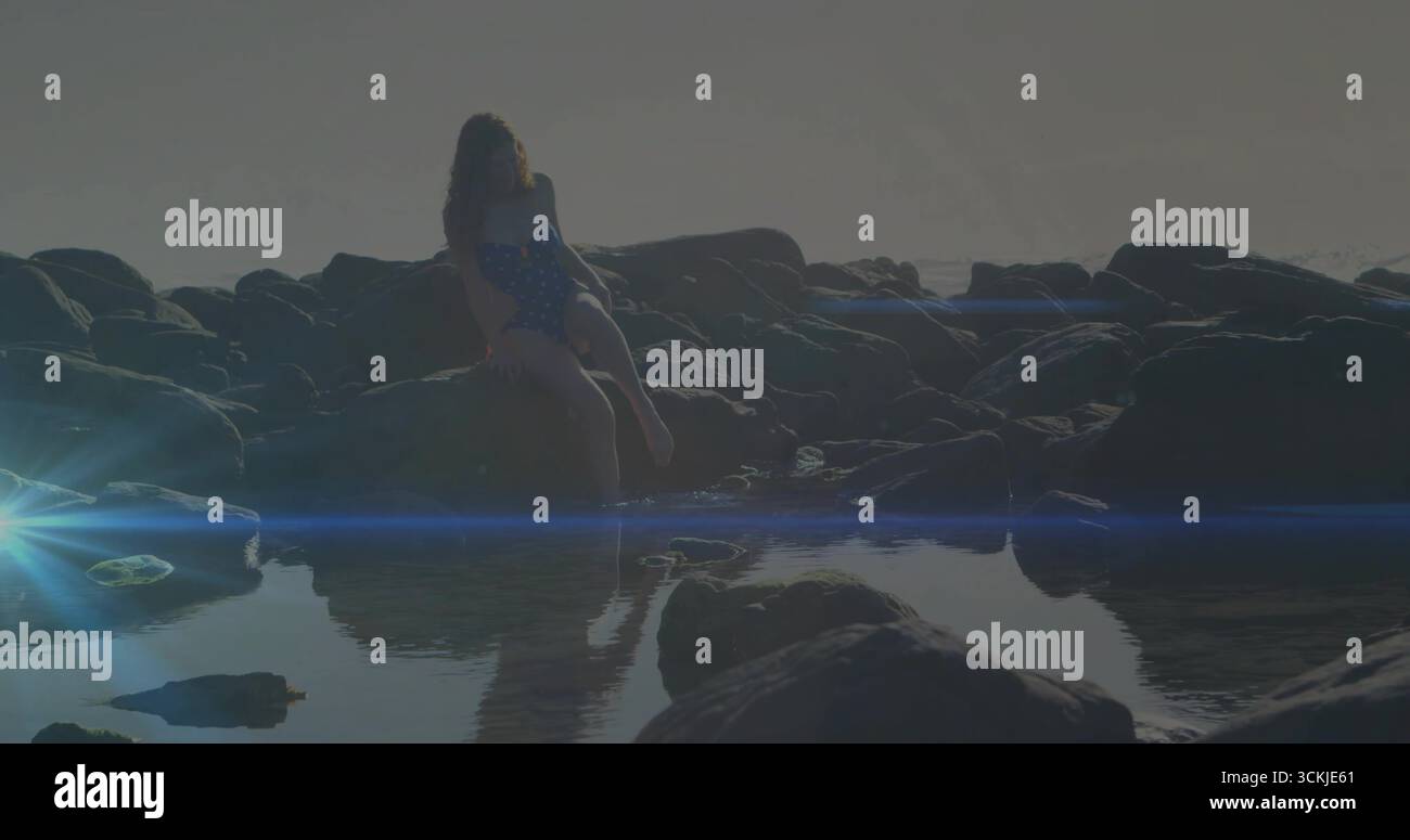 Polka dot swimsuit hi-res stock photography and images - Alamy