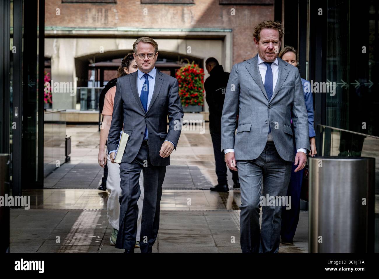 THE HAGUE - Outgoing Robert Tieman, Minister of Infrastructure and ...