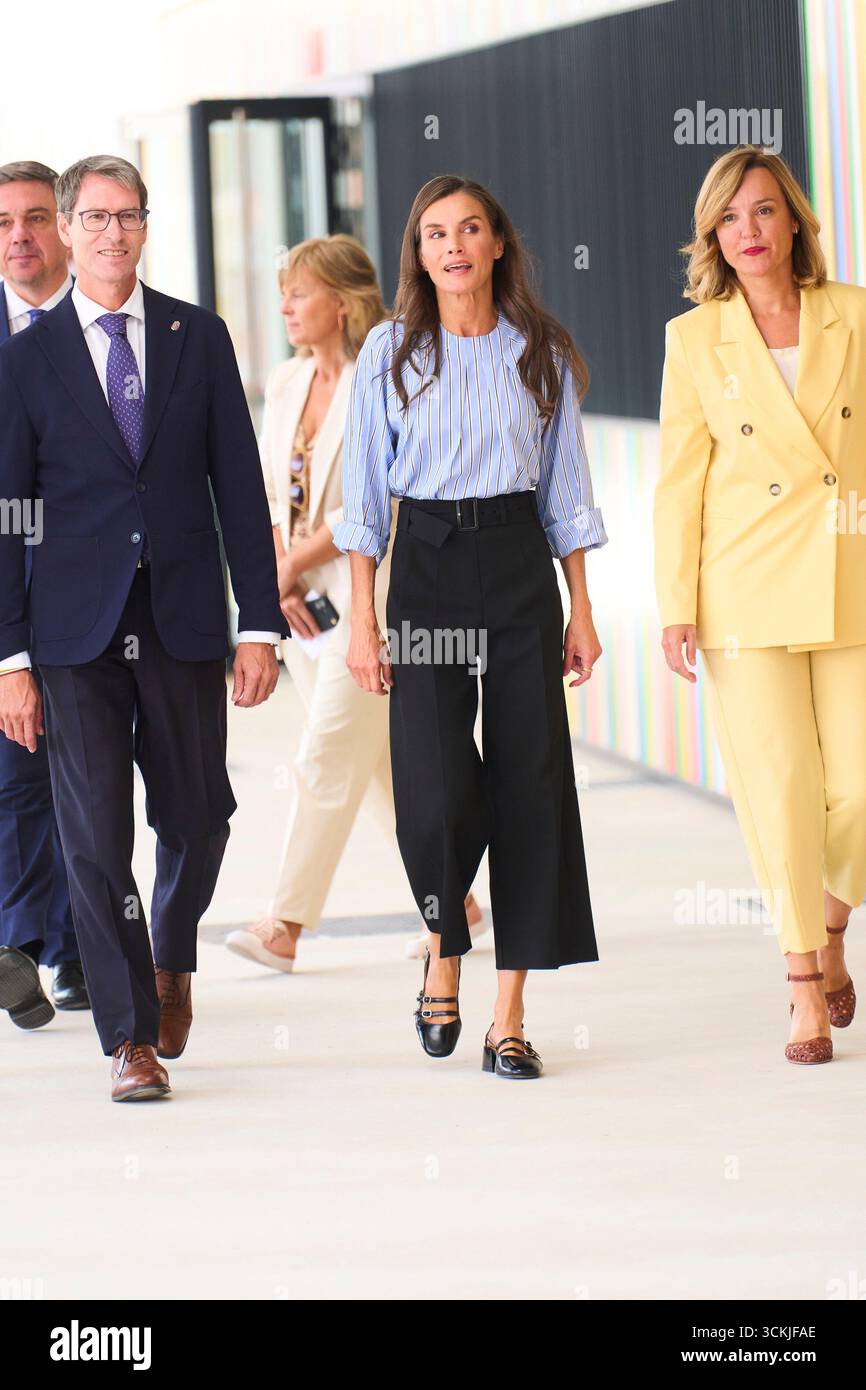 Queen Letizia of Spain attends the Opening of the School Year 2025/2026 ...