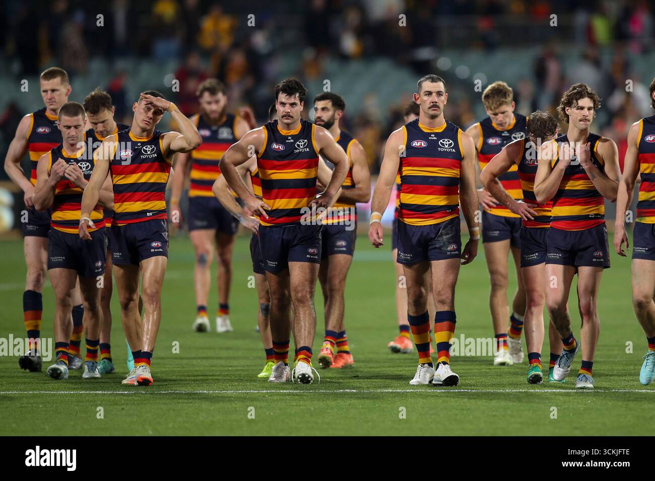 Crows after the loss during the AFL Semi-Final match between the ...