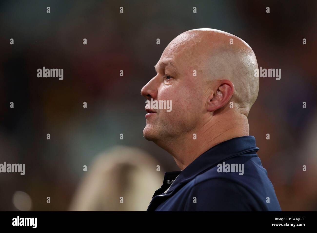 Matthew Nicks, Senior Coach of the Crows after the loss during the AFL ...