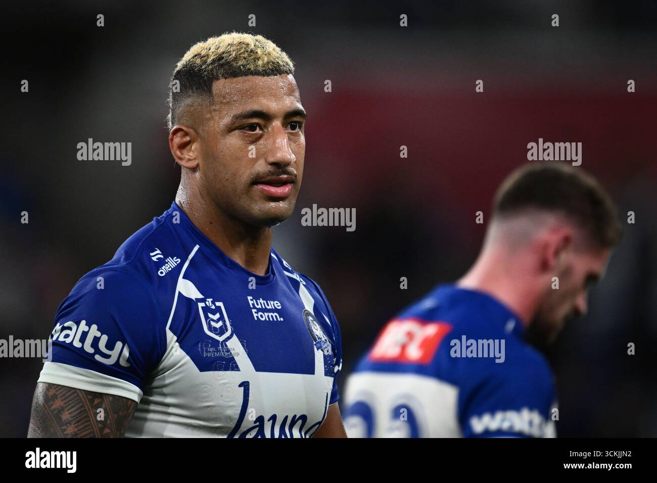 Viliame Kikau of the Bulldogs during the NRL Qualifying Final match ...