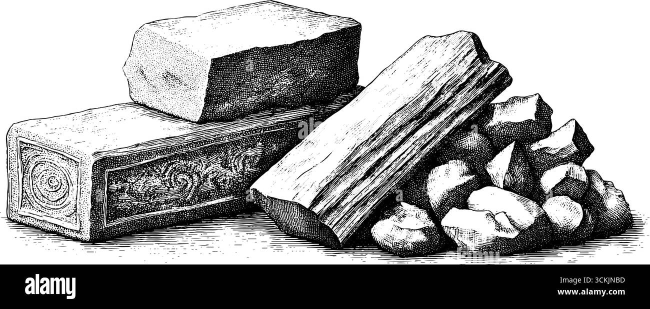 Slag stone Stock Vector Images - Alamy