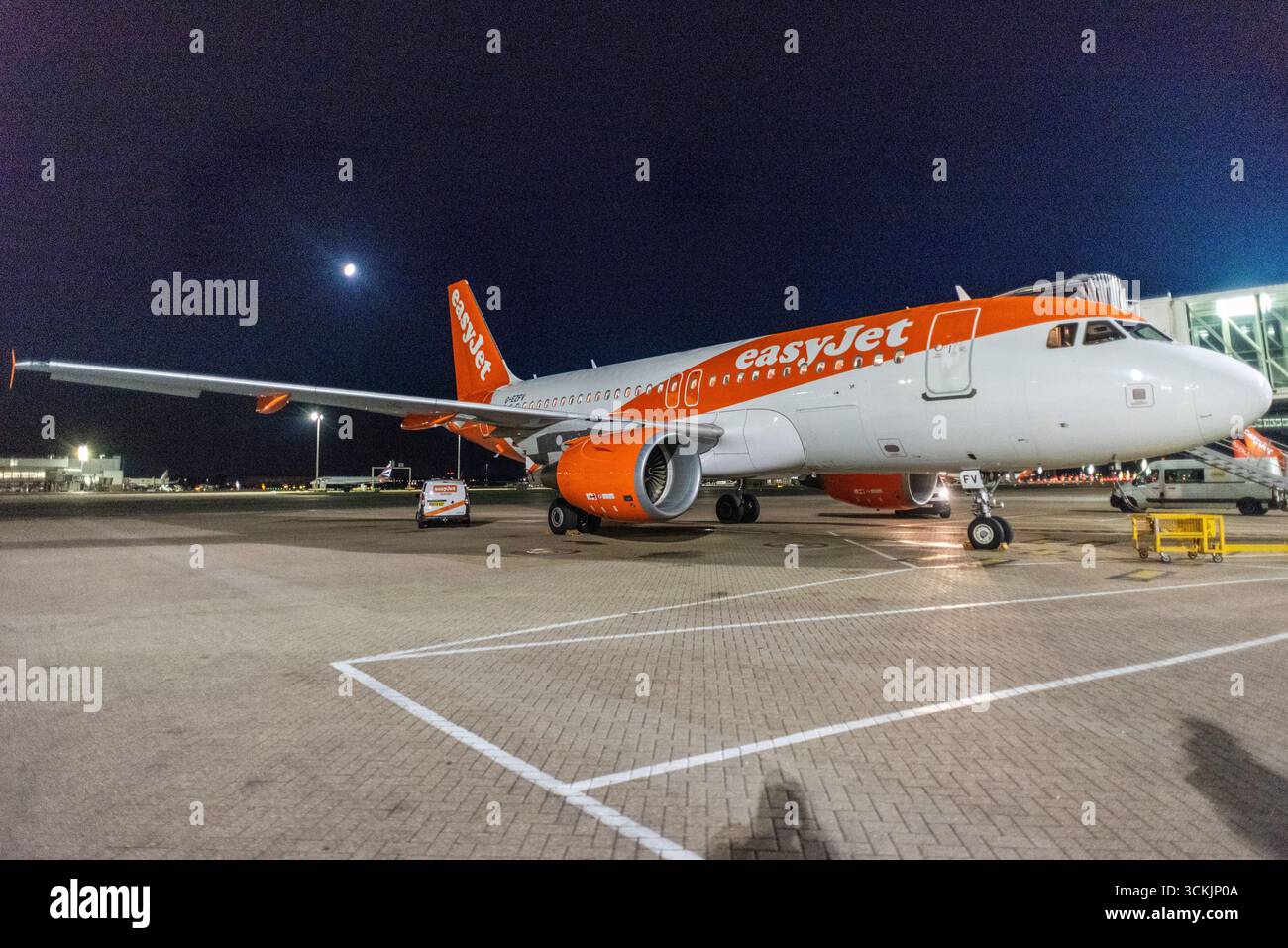Gatwick Airport, September 4th 2025: An EasyJet plane at the North ...