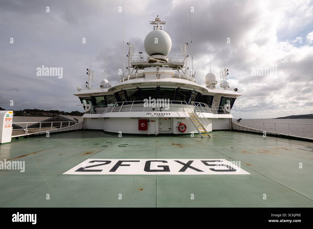 EDITORIAL USE ONLY Exteriors of the RSS Discovery, at a showcase held ...