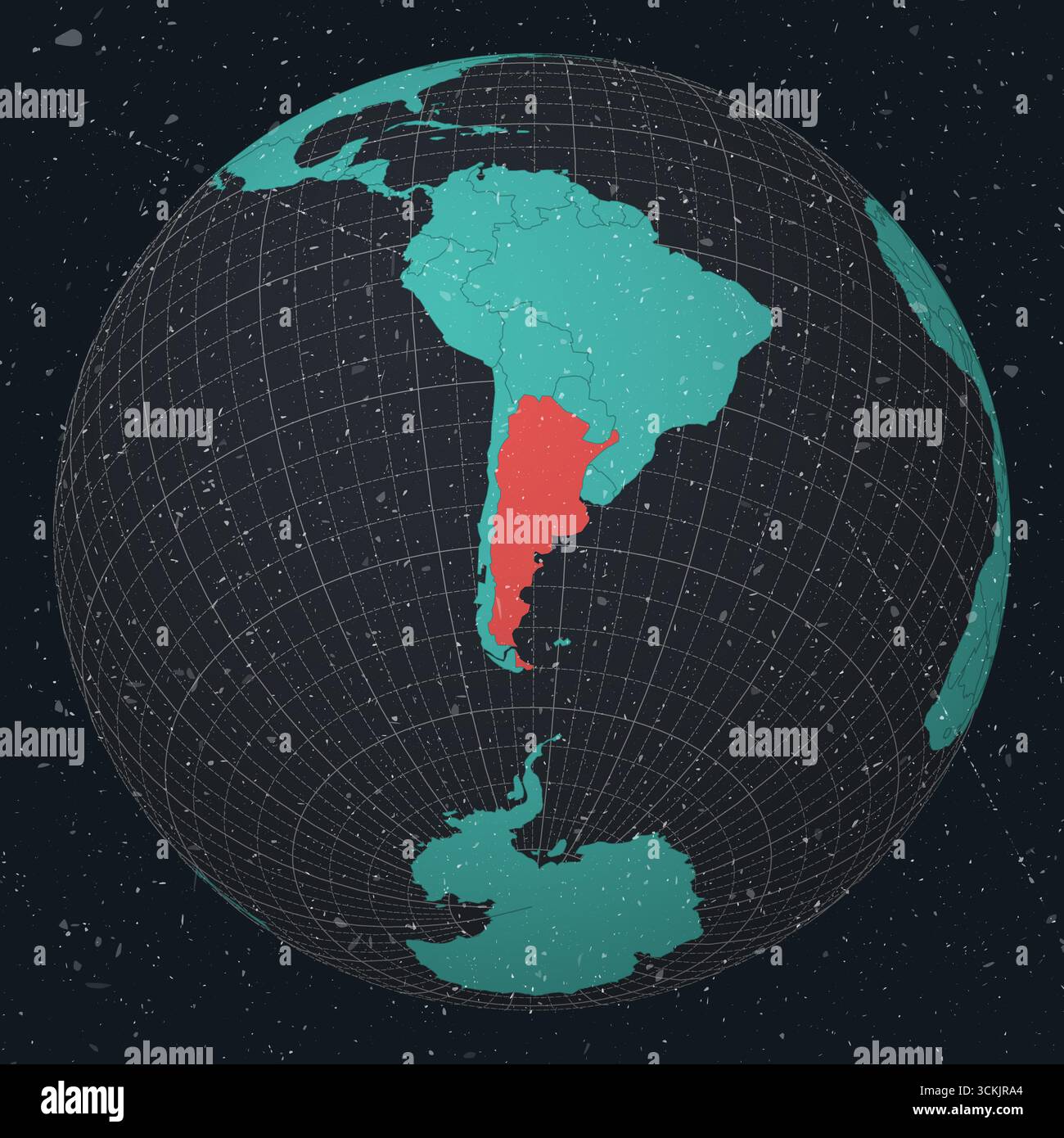 Map argentina on dark Stock Vector Images - Alamy