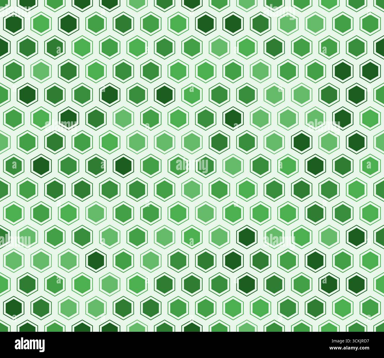 Abstract pattern of hexagon shapes. Hexagon mosaic cells with padding ...