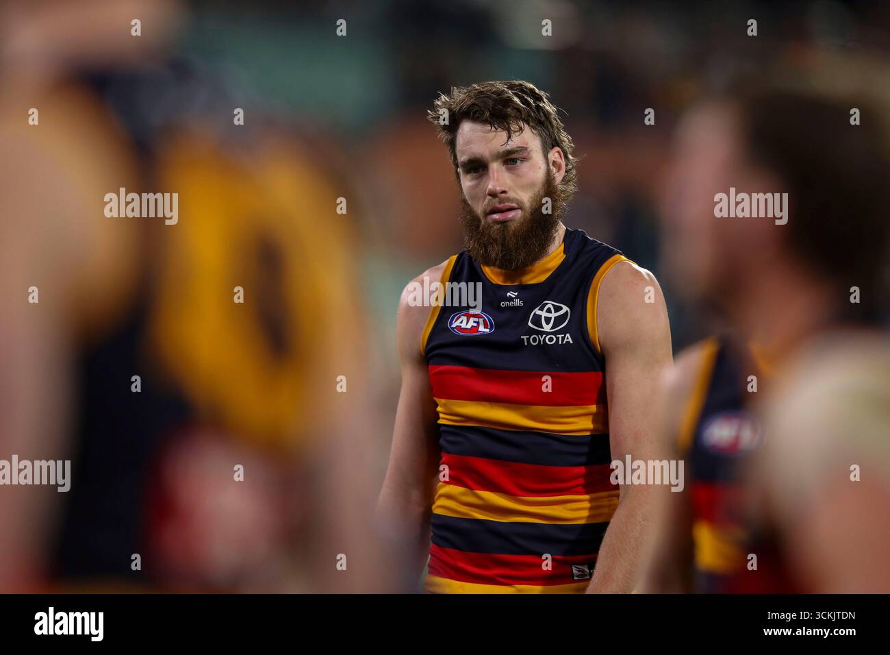Riley Thilthorpe of the Crows after the loss during the AFL Semi-Final ...