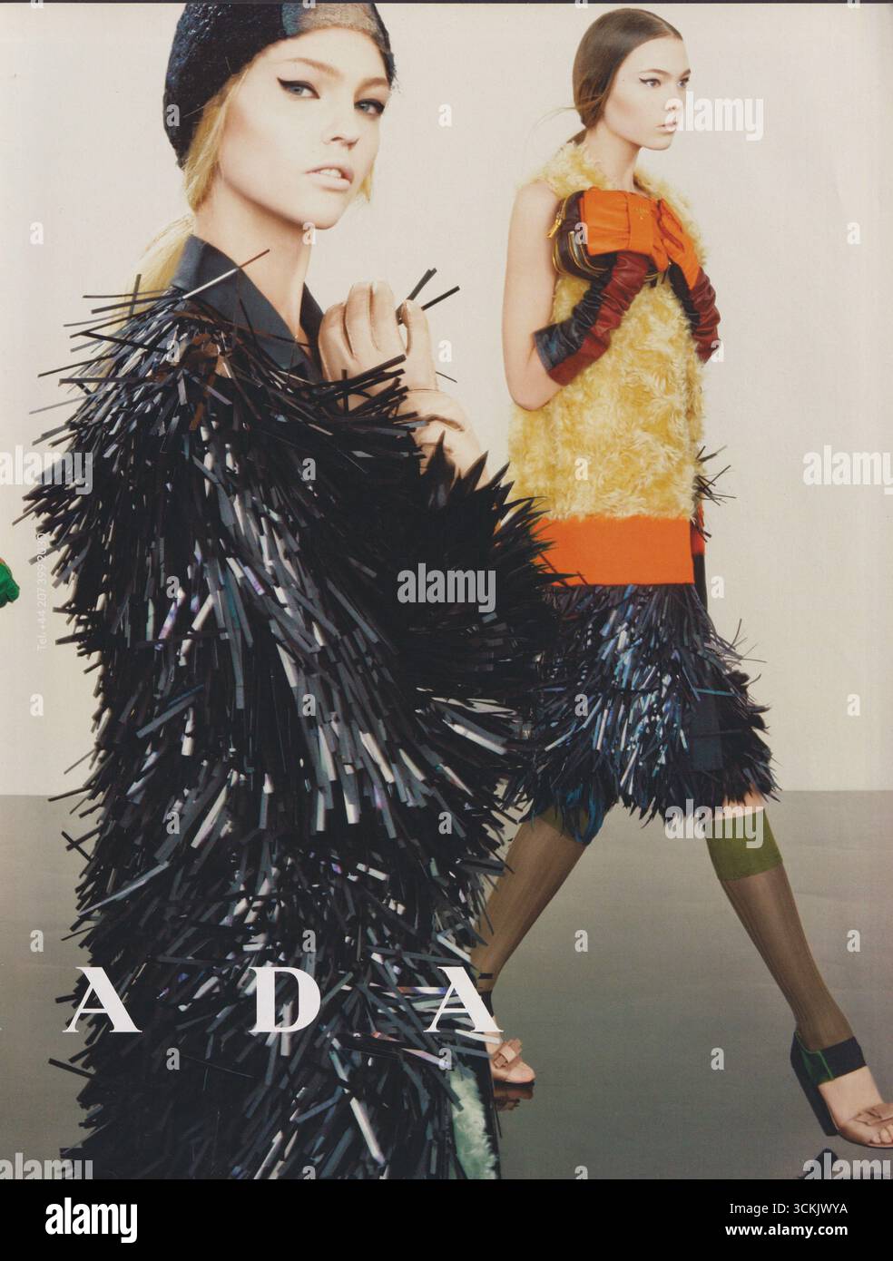 poster advertising PRADA fashion house in paper magazine from 2007 year ...