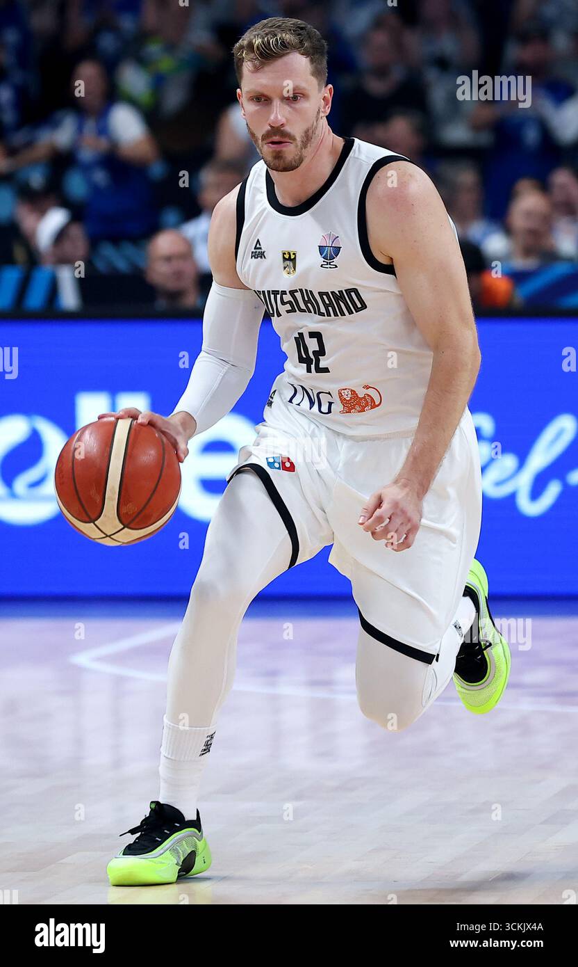 Germany's Andreas Obst during FIBA Eurobasket 2025 semi-final ...