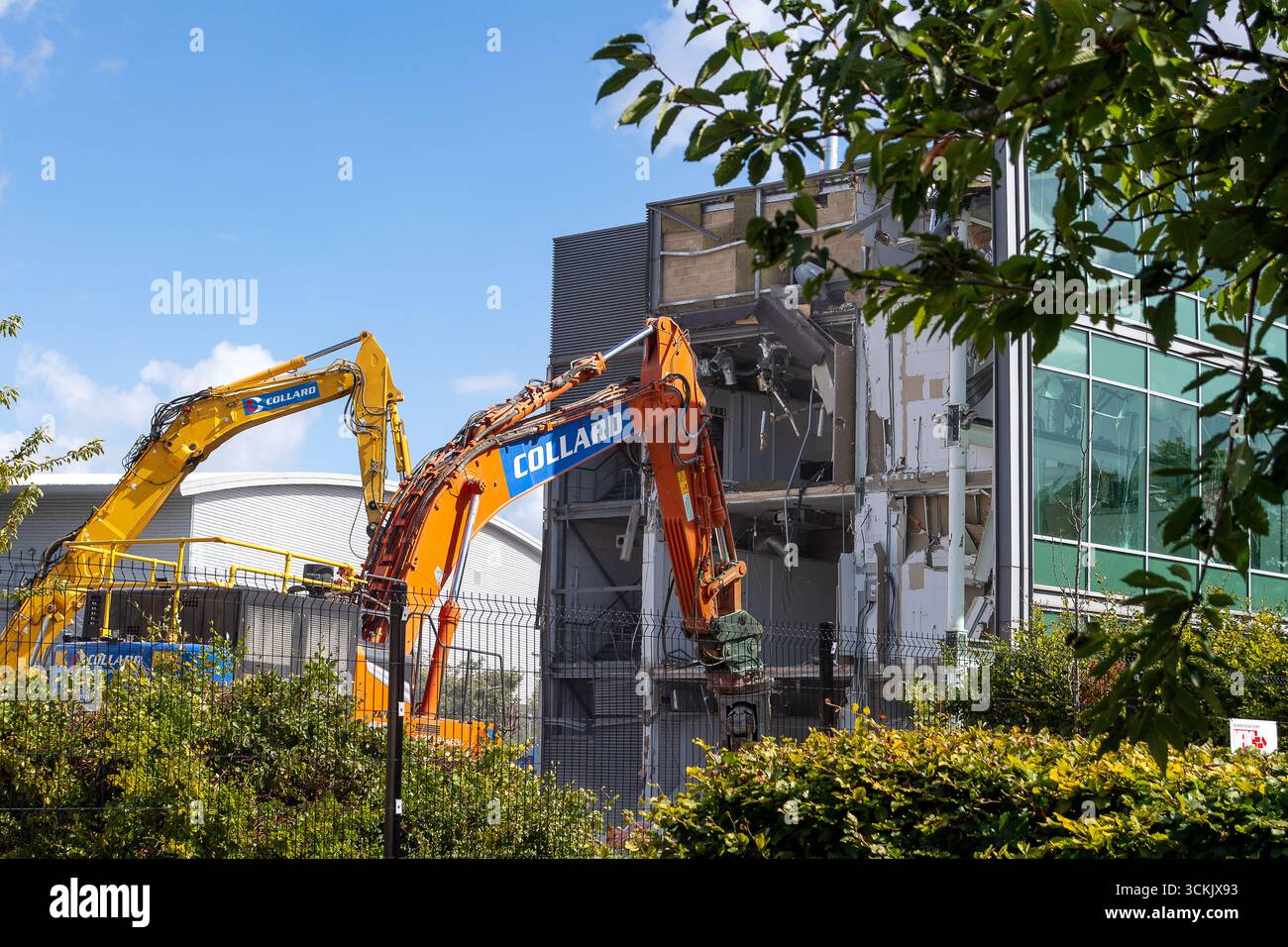 Slough, Berkshire, UK. 11th September, 2025. Phase 1 of the demolition ...