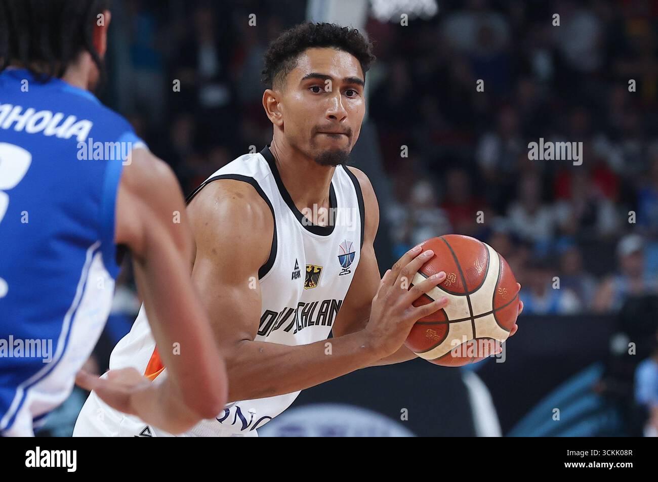 Germany's Maodo Lo during FIBA Eurobasket 2025 semi-final basketball ...