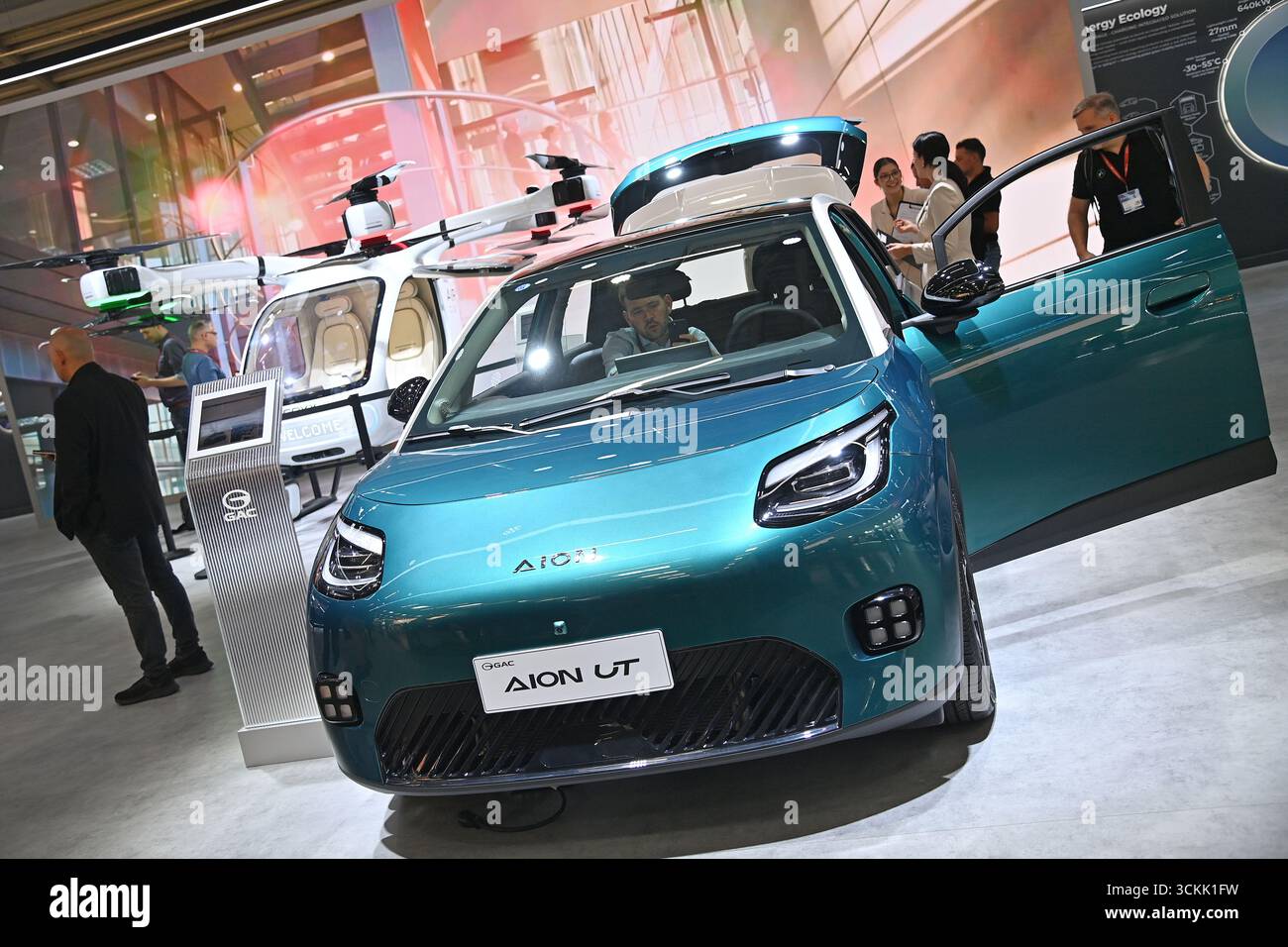GAC booth, model AION, Chinese automaker, car brand, car, cars ...