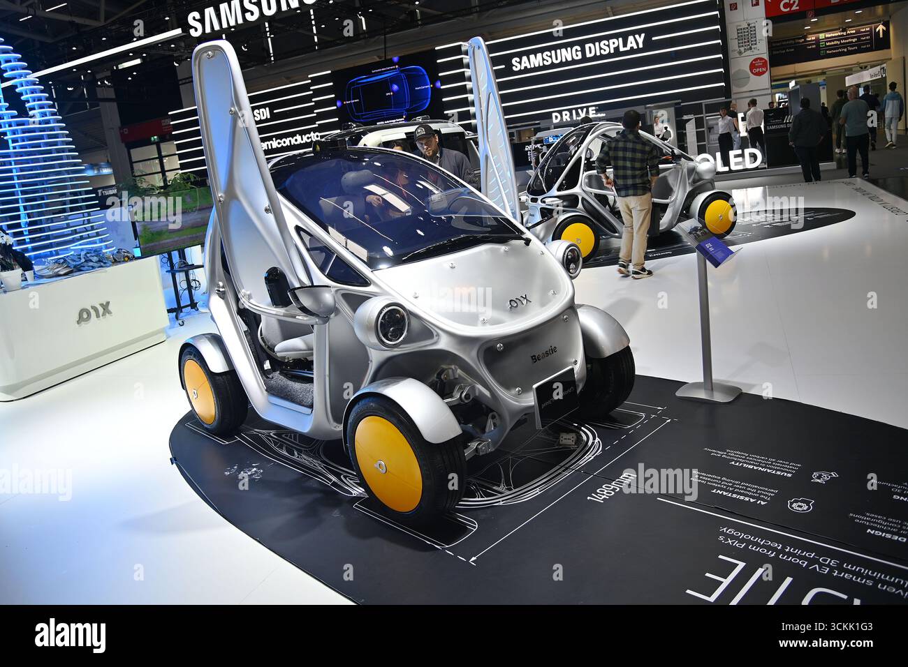 Munich, Deutschland. 12th Sep, 2025. At the IAA Mobility auto show in ...