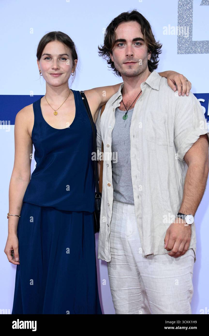Lea Freund und Jonathan Elias Weiske bei der Bertelsmann Party 2025 in ...