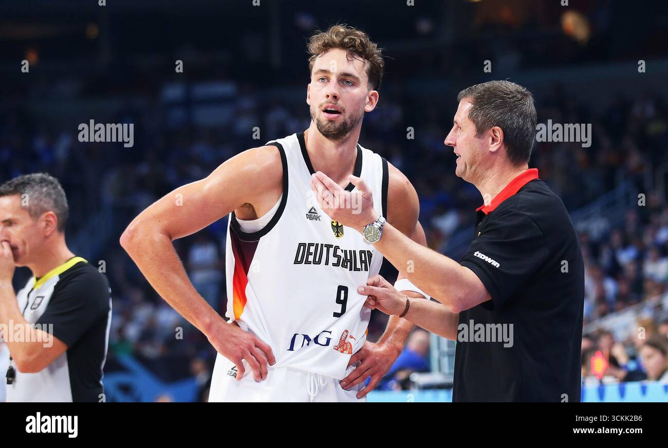 12 September 2025, Latvia, Riga: Basketball: European Championship ...