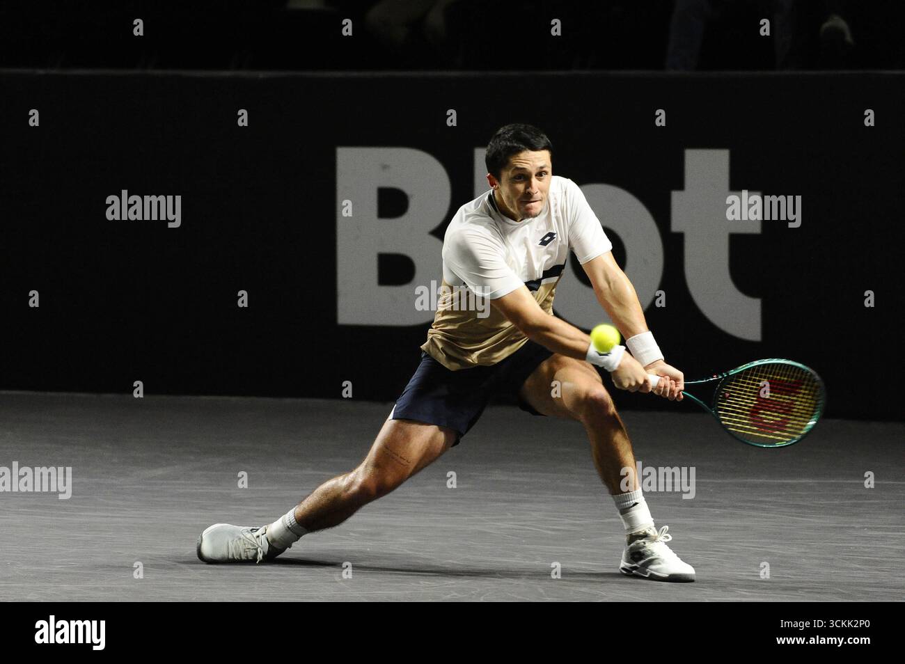 Harold MAYOT during the Open Blot Rennes 2025, ATP Challenger 100 ...