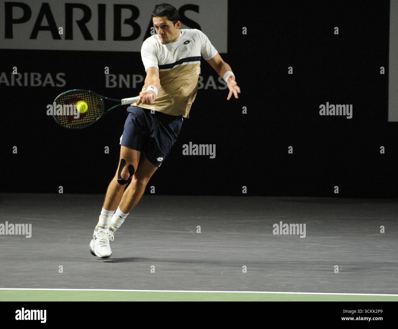 Harold MAYOT during the Open Blot Rennes 2025, ATP Challenger 100 ...