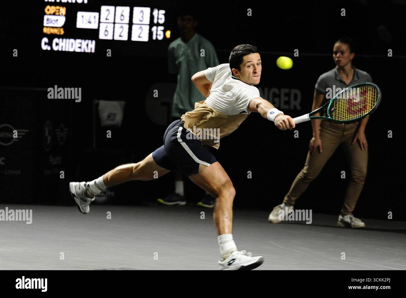 Harold MAYOT during the Open Blot Rennes 2025, ATP Challenger 100 ...