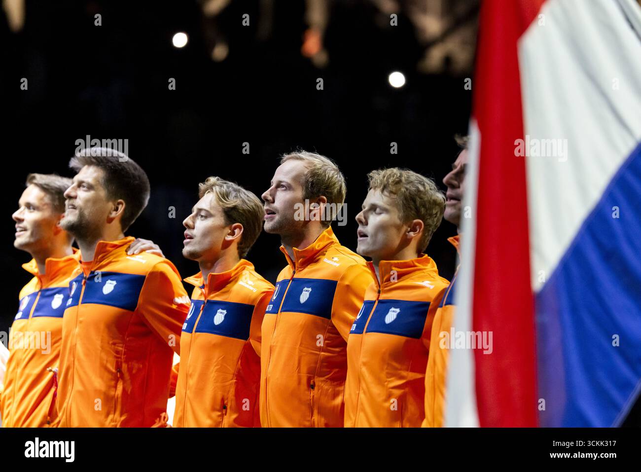 GRONINGEN – (from left to right) Sem Verbeek, Sander Arends, Guy den ...
